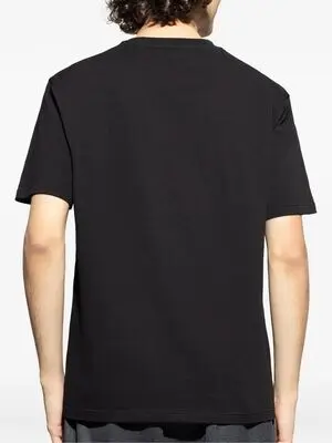 JIL SANDER Logo Printed Crewneck T-shirt - Black