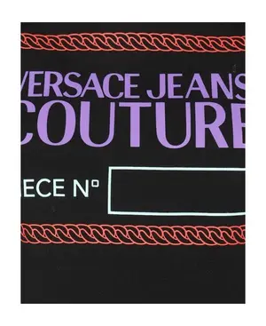 Versace Piece Number Printed Crewneck T-shirt