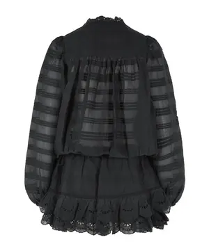 Isabel Marant Étoile Long Sleeve Dress With Lace Details