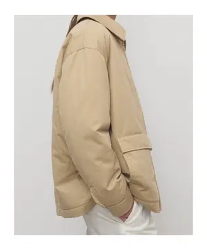 THE ROW Aurelius Cotton Cashmere Gabardine Jacket - Sand-colored