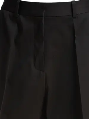 Loewe Trapeze Shorts In Cotton And Silk