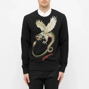 Alexander McQueen Logo Printed Hoodie