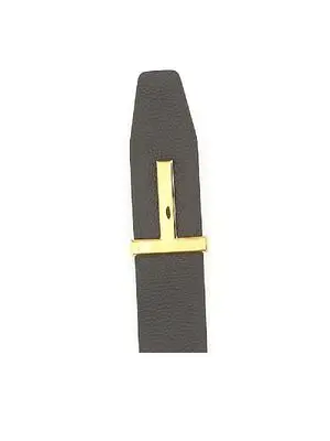 TOM FORD Double-sided T-logo Leather Belt - Black