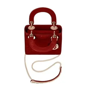 Dior Lady Mini Bag - Red