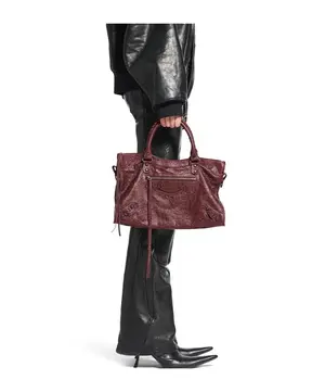 Balenciaga Le City Medium Tote Bag - Red