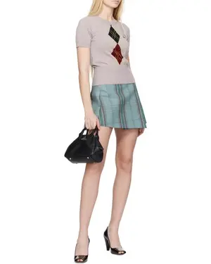 VIVIENNE WESTWOOD Small Yasmine Orb Plaque Tote Bag