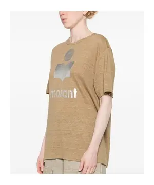Isabel Marant Étoile Zewel T-shirt With Logo - Nude