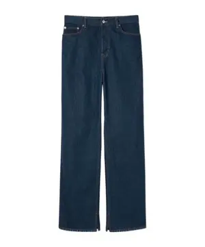 Gucci High-waisted Wide-leg Jeans With Embroidered Detail