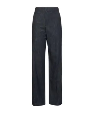 Brunello Cucinelli High-waist Wide-leg Jeans - Black