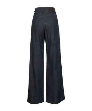 Brunello Cucinelli High-waist Wide-leg Jeans - Black