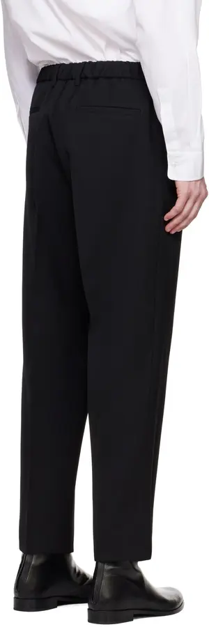 JIL SANDER Tapered Trousers - Black