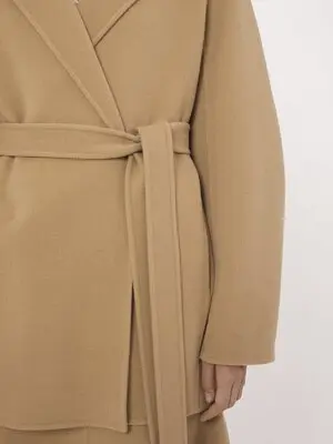 Chloé Double Faced Coat With Belt