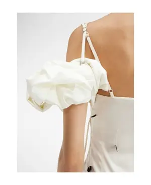Jacquemus Polka-dot Midi Dress - Off-white