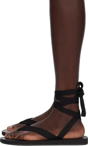 THE ROW Ribbon-tie Flat Sandals