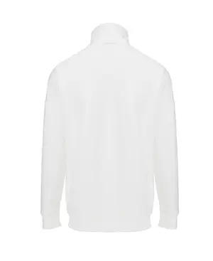 Hugo Boss Zipper Detail Sweater - White