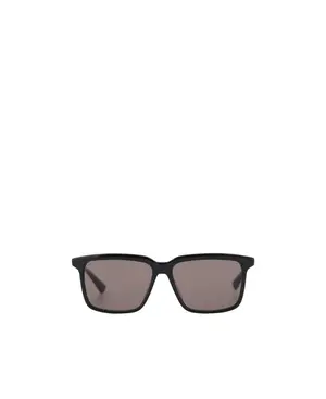 Bottega Veneta Logo Rectangle Sunglasses - Gray
