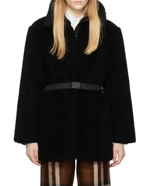Burberry Embroidered Wool-blend Coat