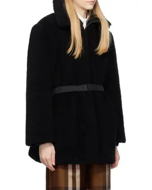 Burberry Embroidered Wool-blend Coat