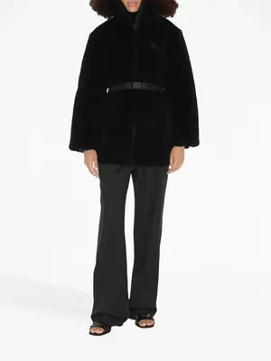 Burberry Embroidered Wool-blend Coat