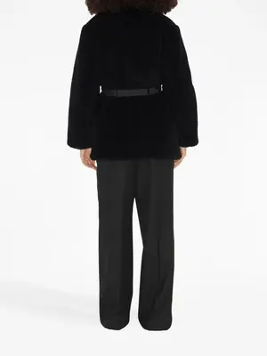 Burberry Embroidered Wool-blend Coat