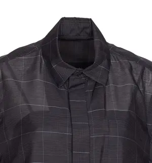Sacai Short Sleeve Shirt With Lapel Collar