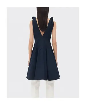 Bottega Veneta Knot Detailed Compact Dress