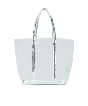 Vanessa Bruno Cabas Tote Bag With Sequins - White