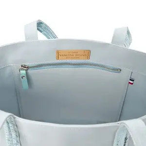 Vanessa Bruno Cabas Tote Bag With Sequins - White