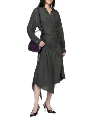 DIESEL® D-raven-q1 Maxi Wrap Dress