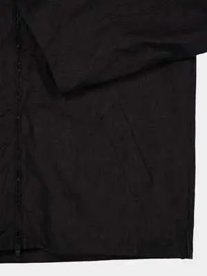 Balenciaga Logo Embroidered Zip-up Hooded Jacket
