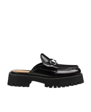 Gucci Horsebit Leather Mules