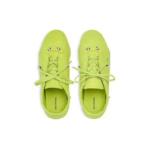Balenciaga City Lace-up Sneakers With Stud Embellishments - Green