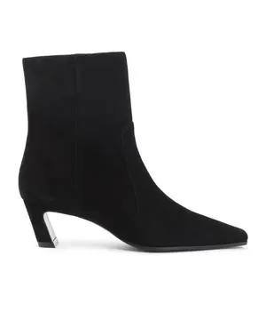 STUART WEITZMAN Square Toe Ankle Boots