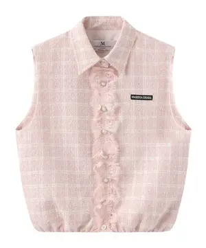 Marissa Chiara Sleeveless Vest - Pink