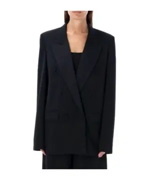 Stella McCartney Double-breasted Jacket - Black