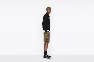 Dior Leopard Print Bermuda Shorts