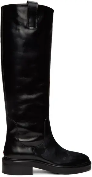 AeydĒ Henry Knee-high Boots - Black