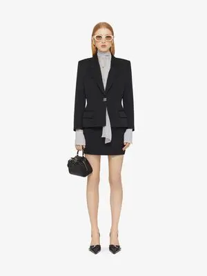 Givenchy Logo Plaque Mini Skirt
