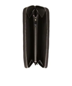Saint Laurent Zipper Wallet - Black