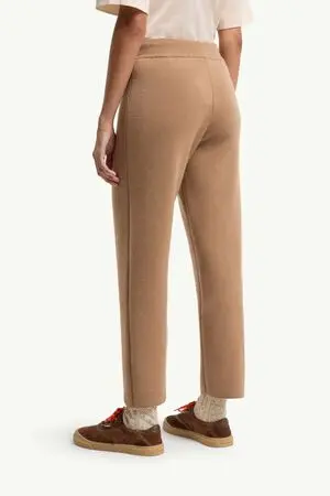 Moncler Wool Cashmere Blend Cropped Jogging Pants