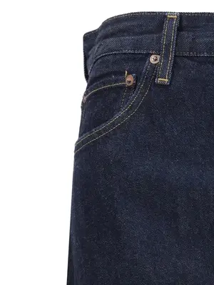 AGOLDE Luna High Rise Pieced Taper Jeans - Black
