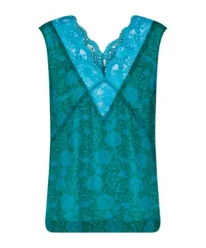 Dries Van Noten V-neck Sleeveless Graphic Print Top