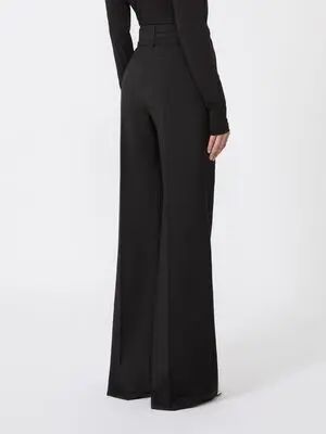 Sportmax Belted Tailored Trousers - Black