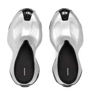 Balenciaga Basketball Slip-on Sneakers - Silver/black