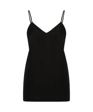 TOTEME V-neck Sleeveless Tank Top - Black