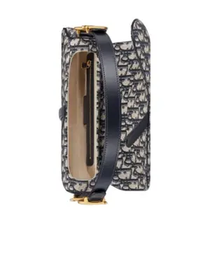 Dior Saddle Messenger Bag In Oblique