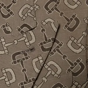 Gucci Gg Pattern Double-breasted Blazer - Gray