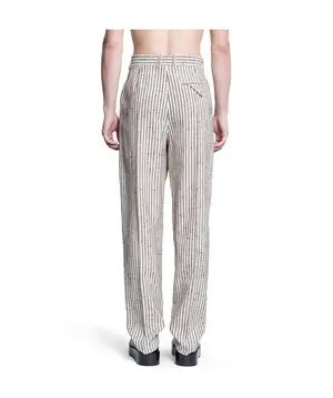 Bottega Veneta Striped Straight-leg Tailored Trousers