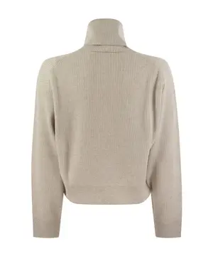 Brunello Cucinelli Ribbed Turtleneck Jumper