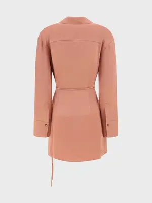 Nanushka Xaviera Long-sleeved Dress - Brown